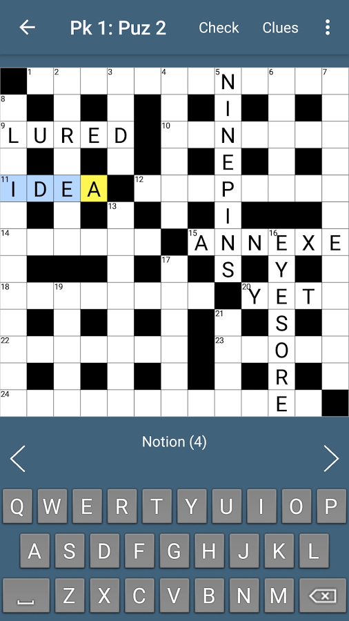 S rgar pa Kar F nyes Crossword Puzzle App Ez Gy ny r Parancs M hold